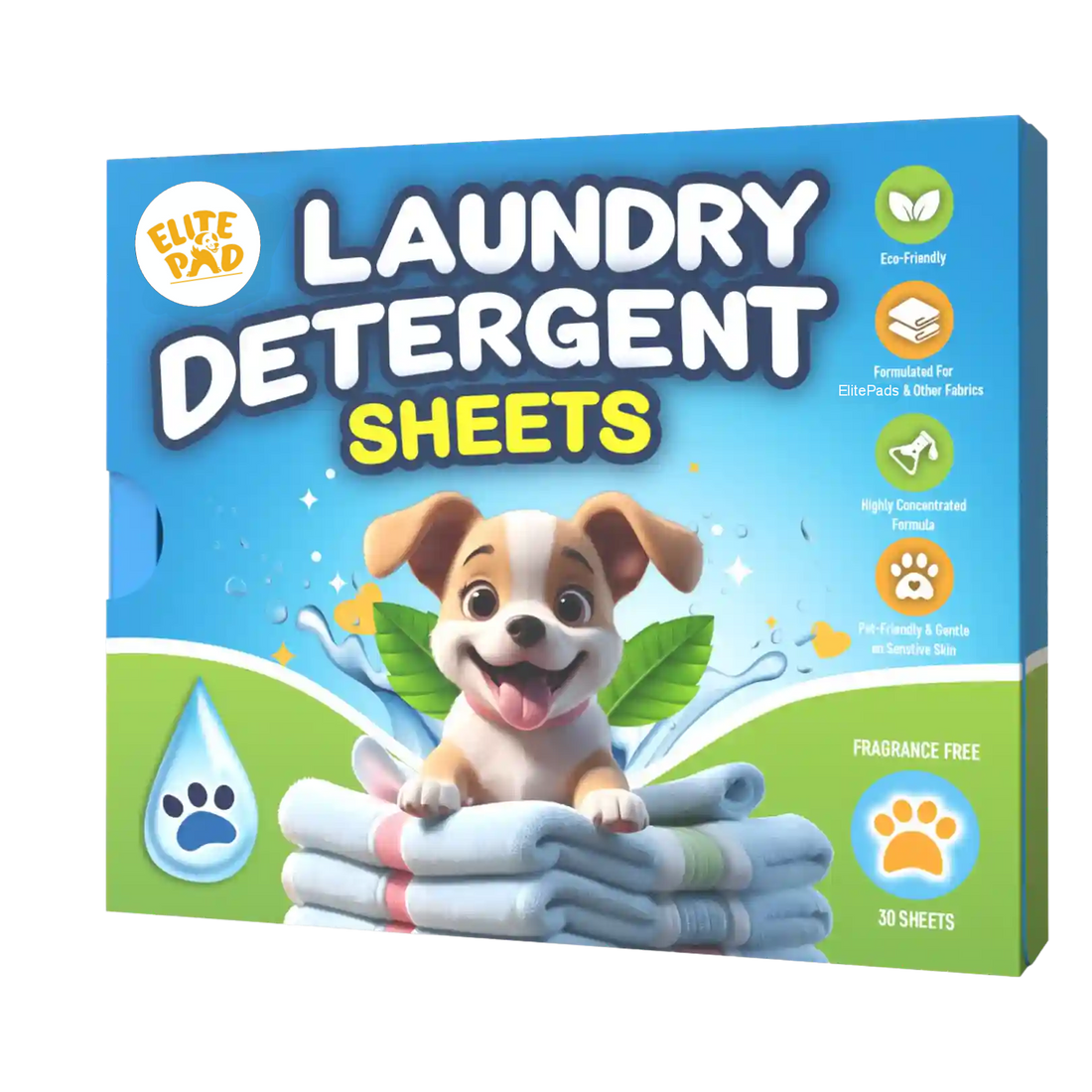 ElitePad Laundry Detergent Sheets ( 30 Sheets ) – Elitepad
